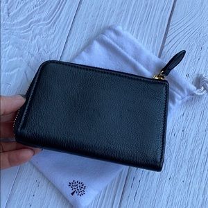 Mulberry | Bags | Mulberry Signature Leather Lock Zip Small Wallet ...